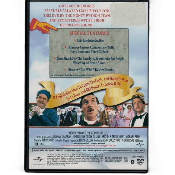 Media | Monty Pythons The Meaning Of Life Dvd Ws 1983 New | Poshmark